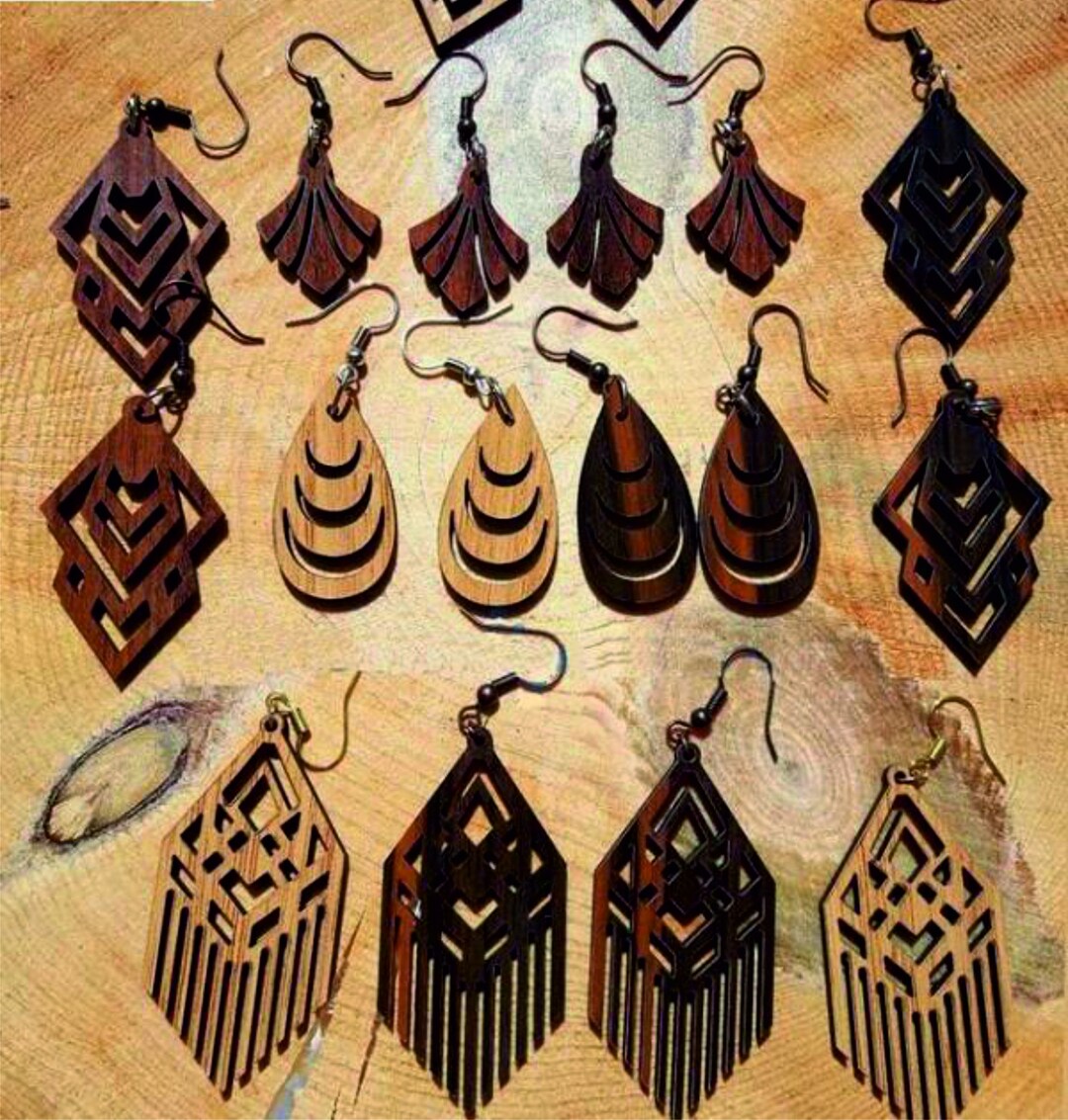 Earring Digital File for Laser and Cnc - Etsy