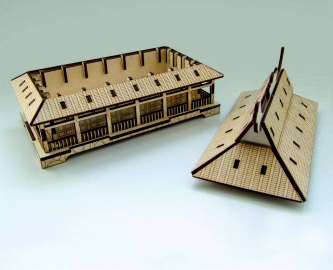 Japanese House Box Digital File for Laser and CNC - Etsy