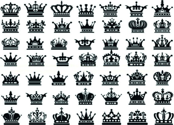 Unique Crowns Digital File for Laser and CNC - Etsy
