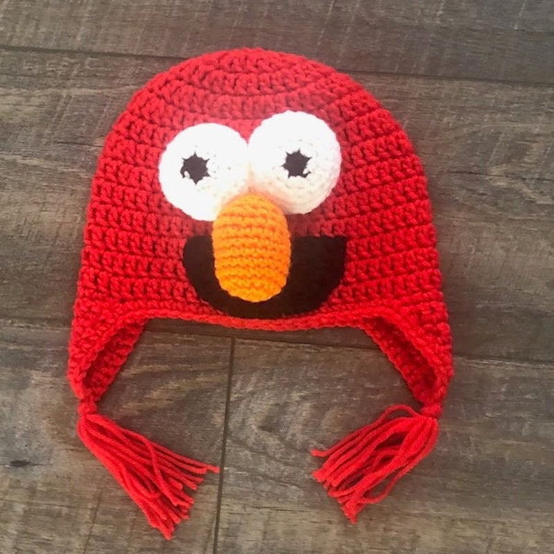 Elmo Hat - Etsy