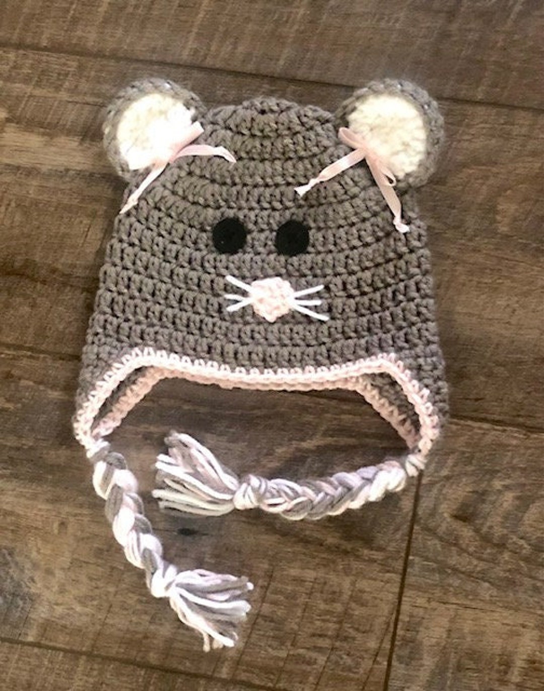 Mouse Hat - Etsy