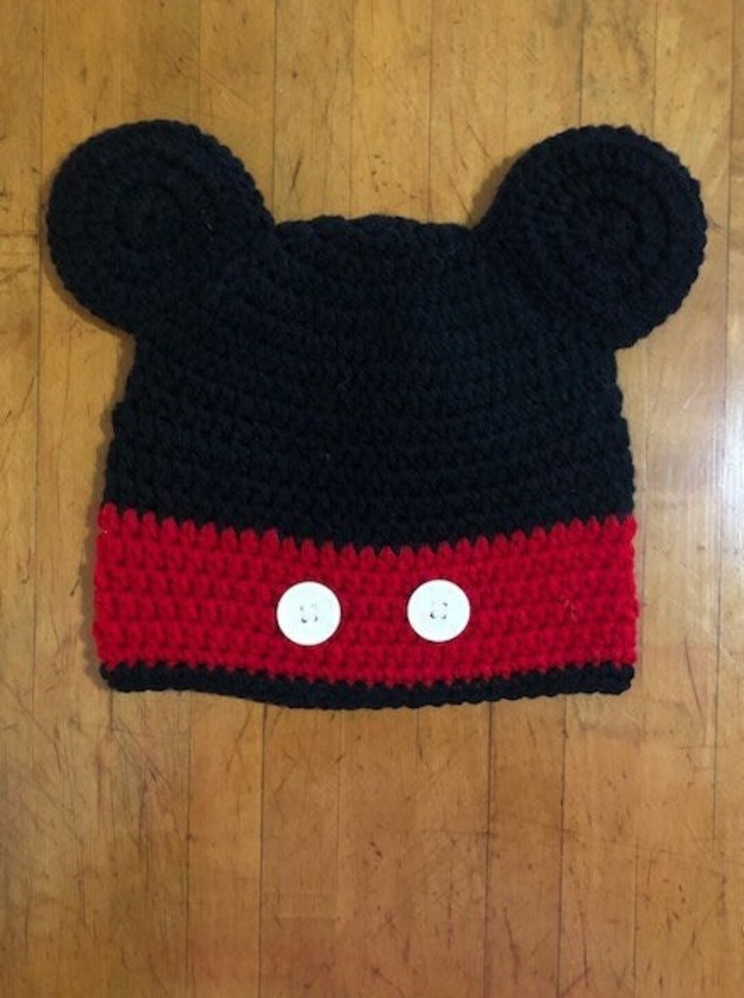 Mickey Mouse Beanie Hat - Etsy