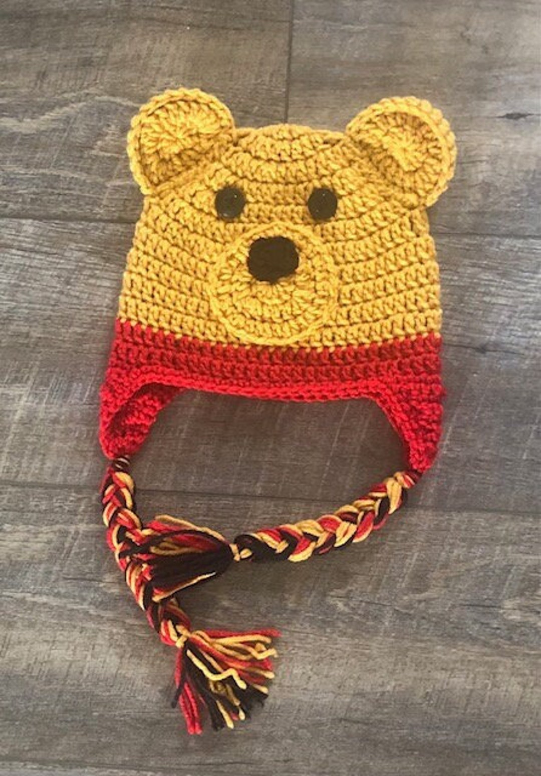 Pooh Inspired Hat - Etsy