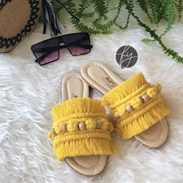 Macrame Sandals - Etsy
