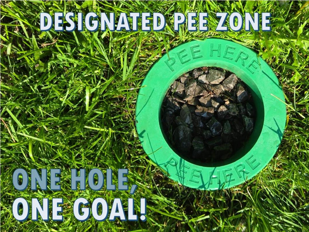 Gag Gift Pee Zone Yard Decor Father's Day White Elephant Funny Gift for ...