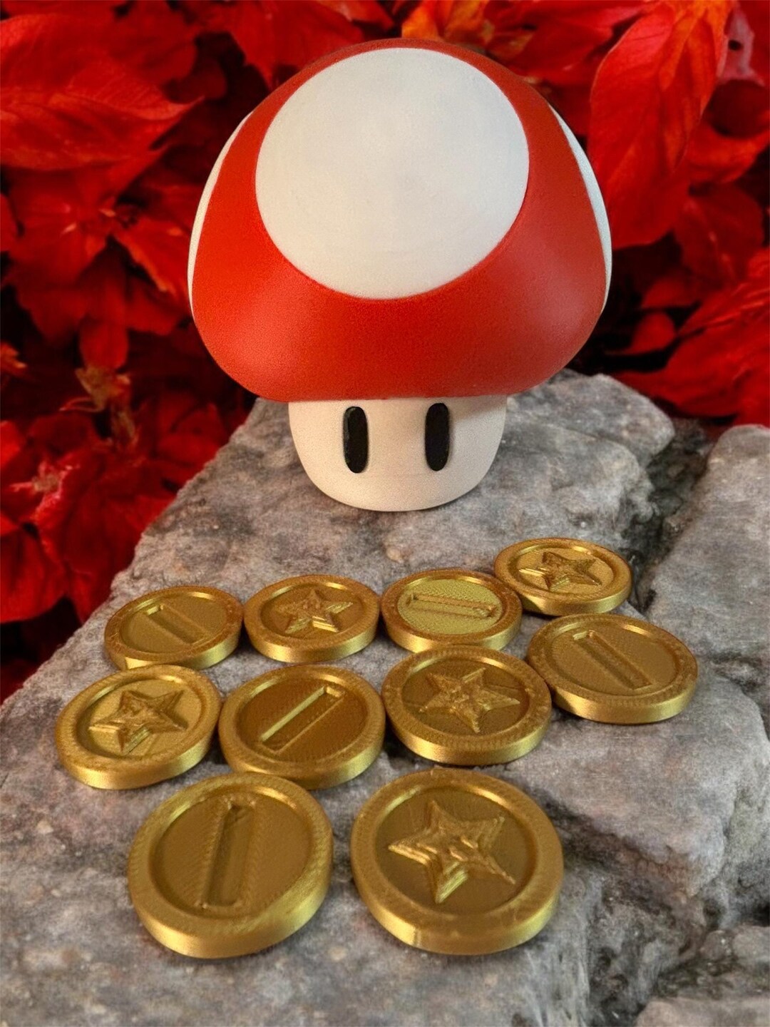 Mario Coin Replicas - 3D Printed Mario Coin Props - Super Mario Fan Art ...