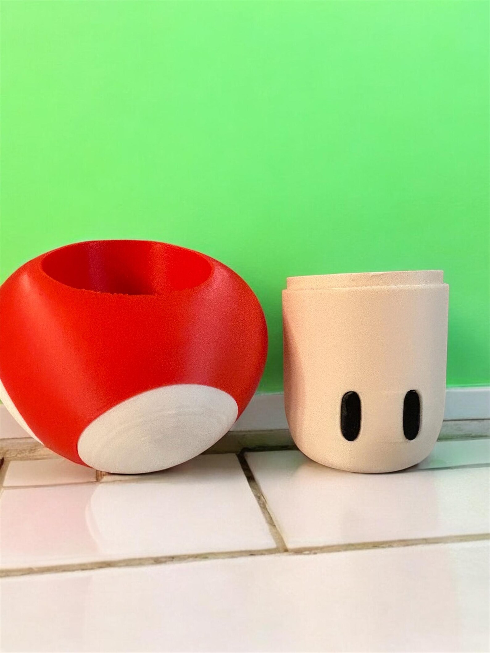 Mario Mushroom - Stash Jar - Super Mario Power up - Retro Gaming ...