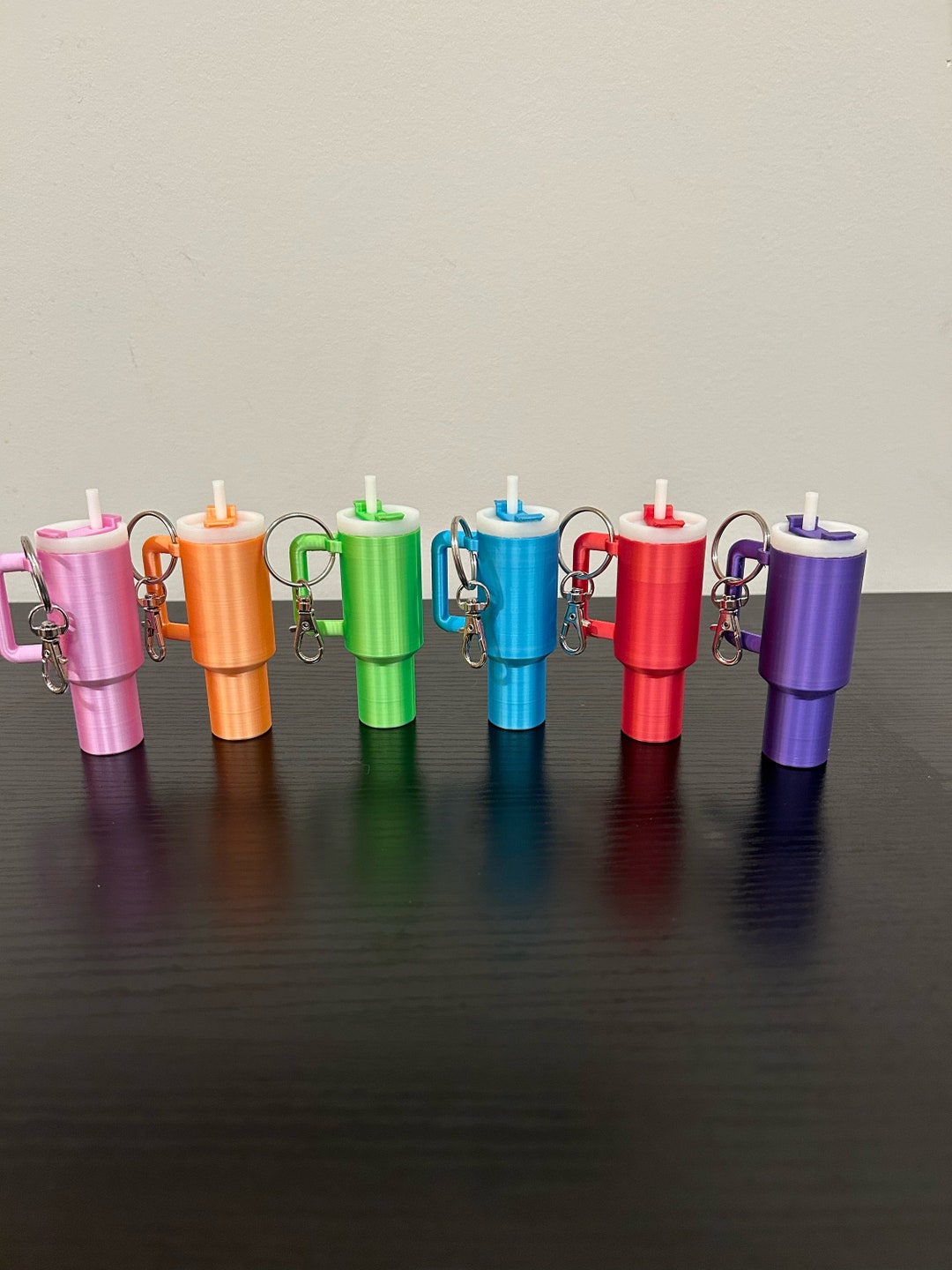 Stanley Keychain - Cute Keychain - Stanley Cup Keychain - Colorful ...