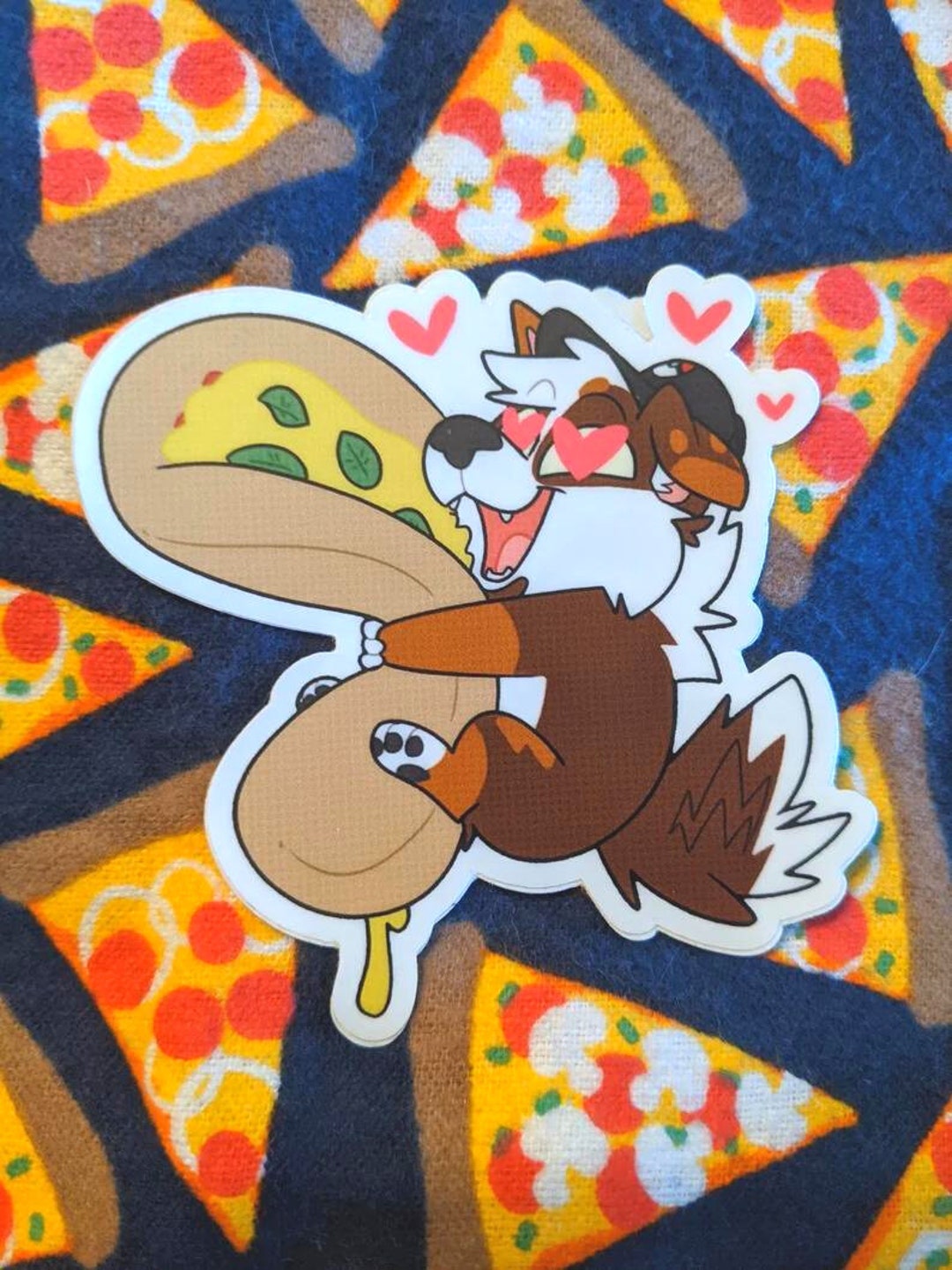 Pizza Pup Sticker - Etsy