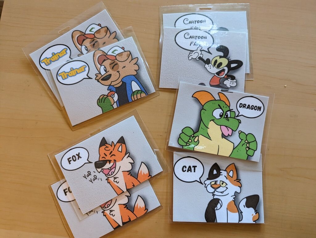 Species/character Fan Fursuit Badges - Etsy