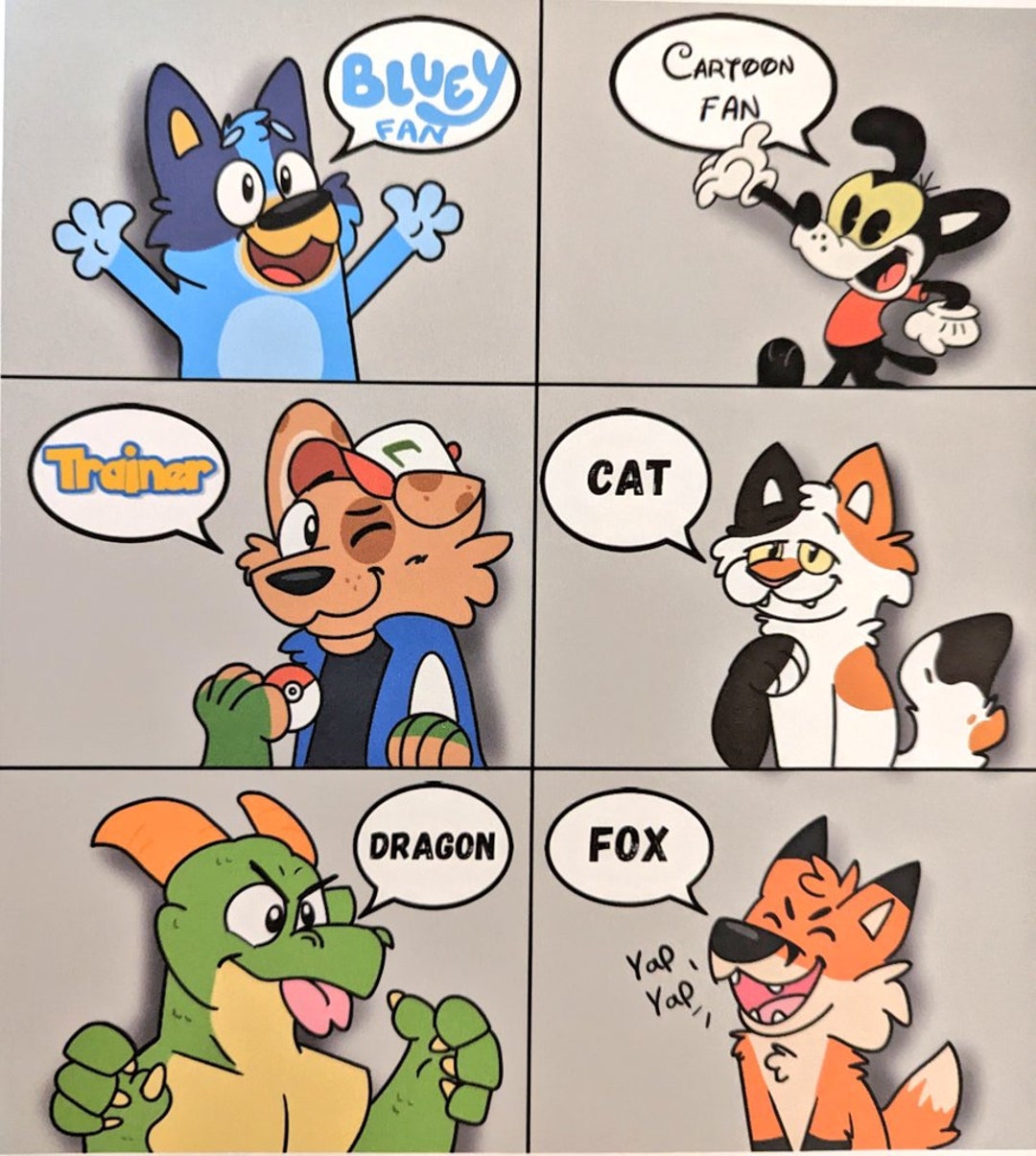 Species/character Fan Fursuit Badges - Etsy