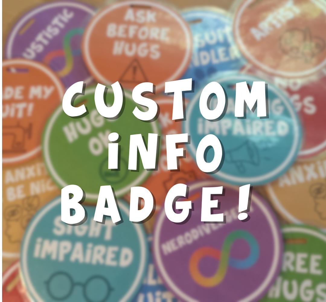 Custom Fursuiter Info Badges - Etsy