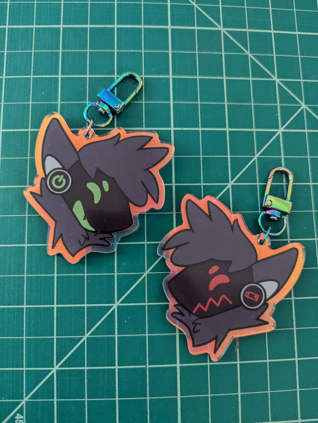 Furry Protogen Keychain - Etsy