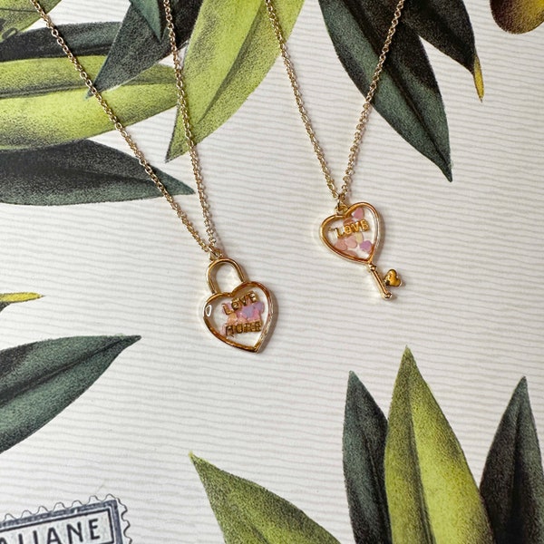 Heart Lock and Key - Etsy