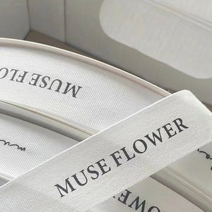 100 Yards Custom Print Cotton Ribbon: High-quality Personalized ...