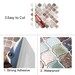 10 PCS Beige Tone Mosaik Tile Stickers, 3D Crystal Peel & Stick Tiles ...