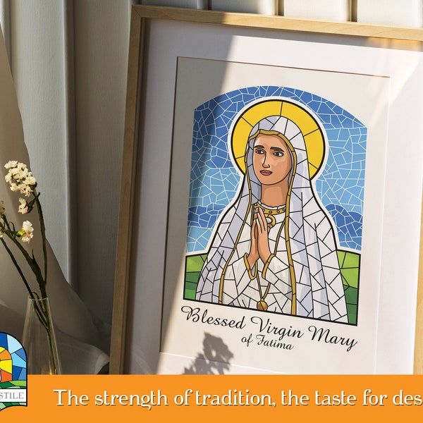 Our Lady of Fatima Poster - Etsy