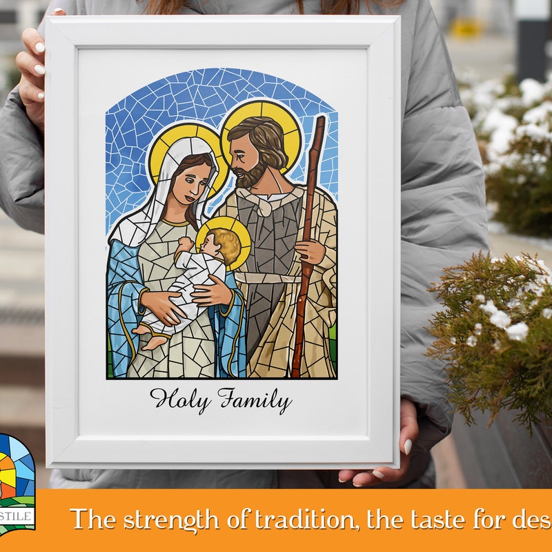 Holy Family Print - Etsy