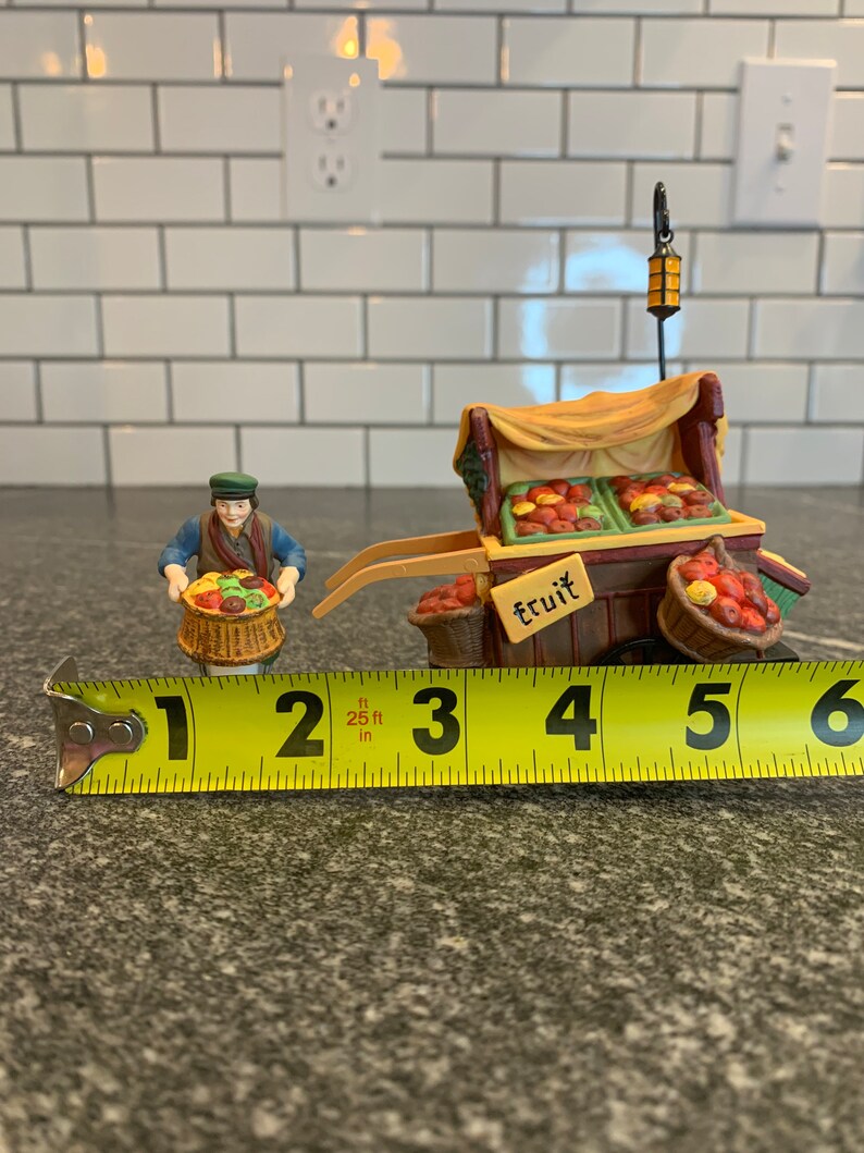Dept 56: Chelsea Market Fruit Monger & Cart Dickens Village - Etsy