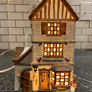 Dept 56: Poulterer, Dickens Village, Department 56, Retired, Vintage ...