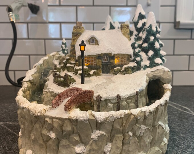 Thomas Kinkade "natural Waterfall Fountain" - Serene Outdoor Home Decor ...