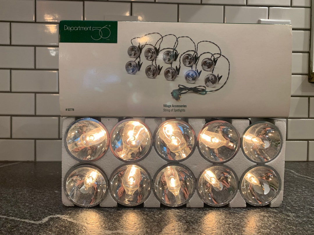 Dept 56: String of Spotlights, Original Snow Village, Department 56 ...