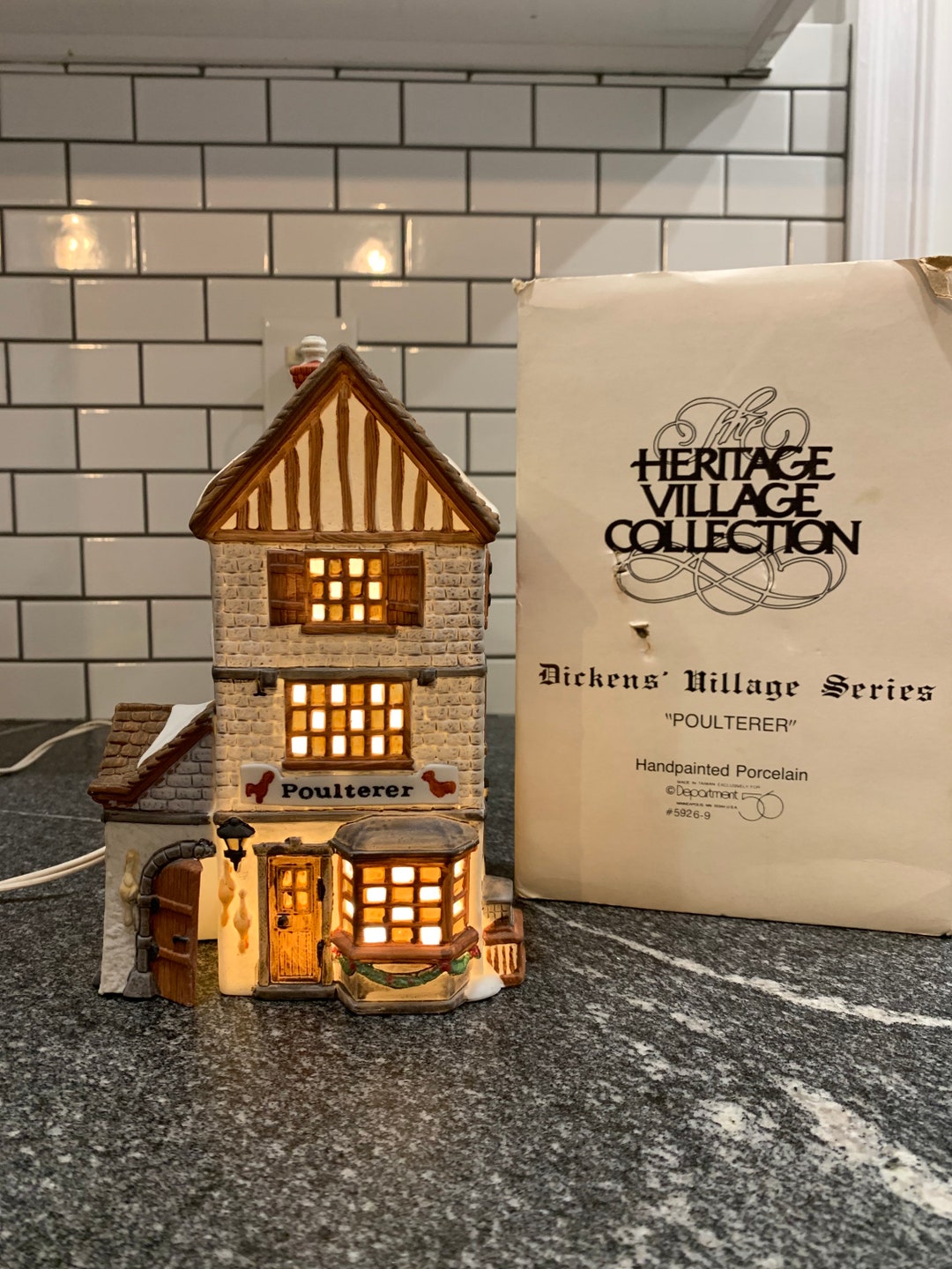 Dept 56: Poulterer, Dickens Village, Department 56, Retired, Vintage ...