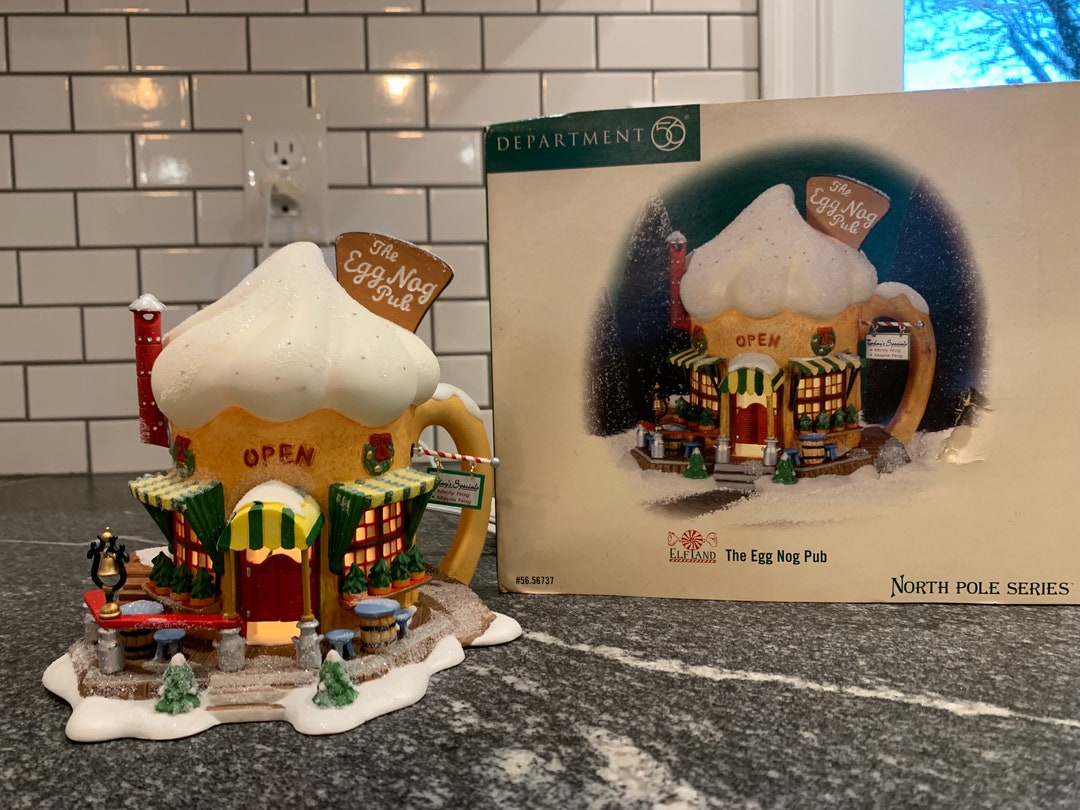 Dept 56: the Egg Nog Pub, North Pole Series, Department 56, Elfland ...