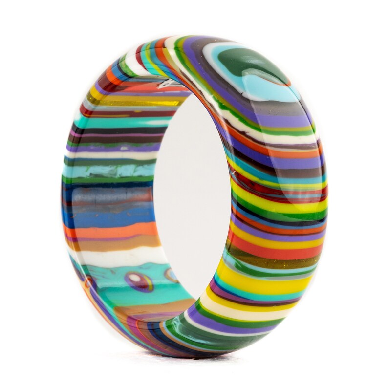 Sobral Amreifbangle BRACELET, SYNTHETIC Resin Sobral Colorful Bangle ...