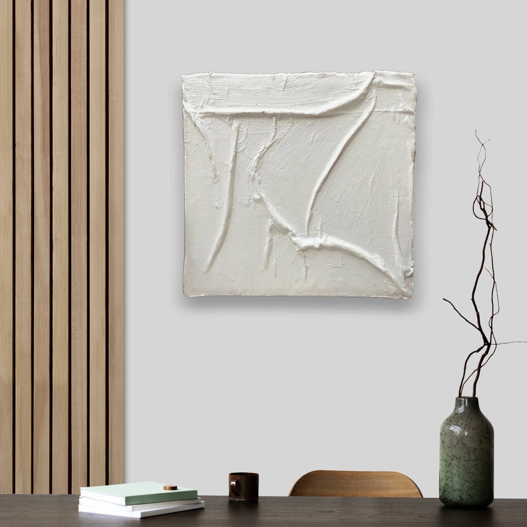 Unique Square Textured Wall Art, Fabric Wall Art, Textured Fabric Wall ...