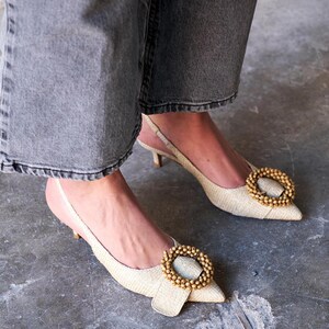 Black Wicker Short Heels,bridal Shoes,wedding Shoe,ankle Strap Heels ...