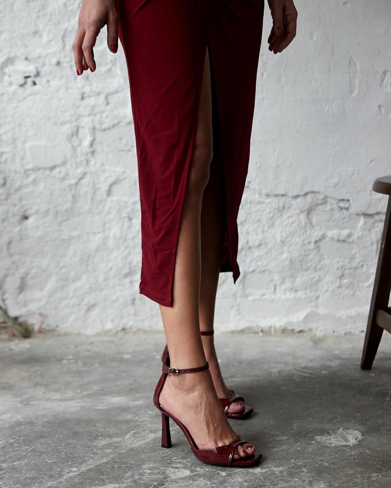 Burgundy High Heels Shoe,black,burgundy,leopard Print Leather High Heel ...