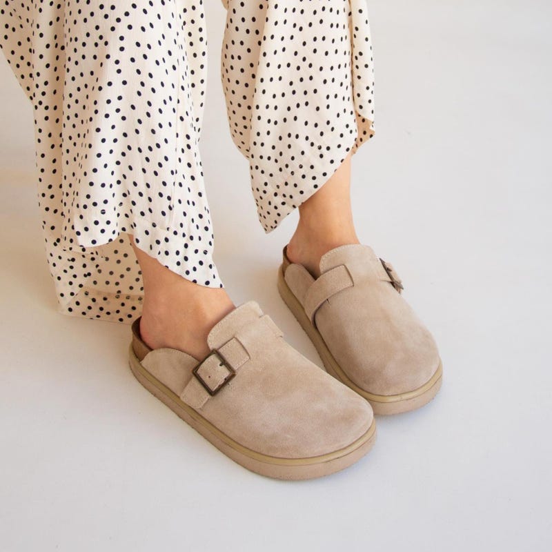 Suede Clogs - Etsy