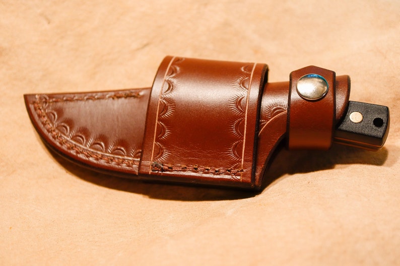 Custom Leather Crossdraw Sheath for Schrade Sharpfinger 152OT - Etsy