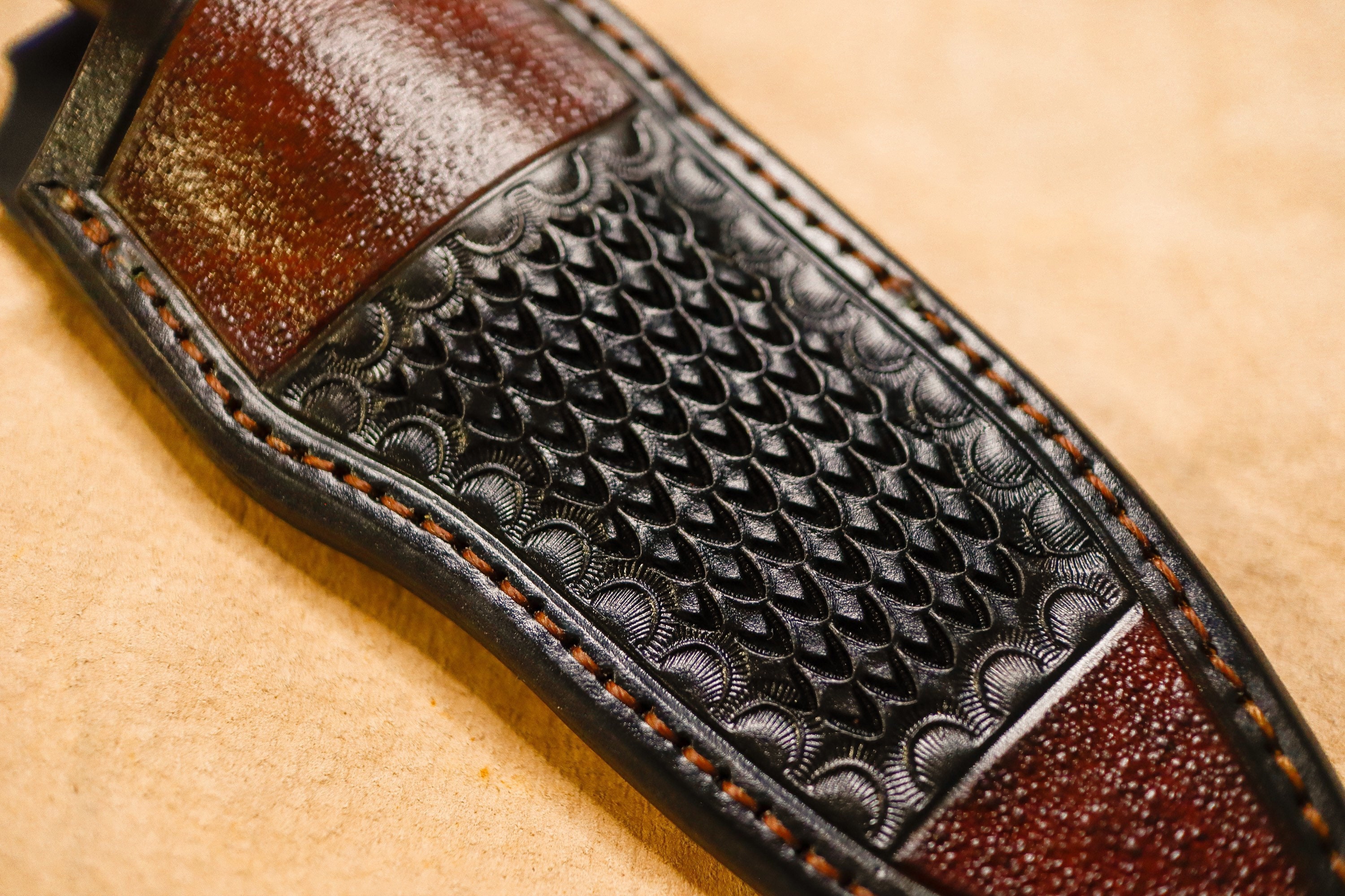 Custom Leather Sheath for Buck Vanguard, Buck Zipper - Etsy
