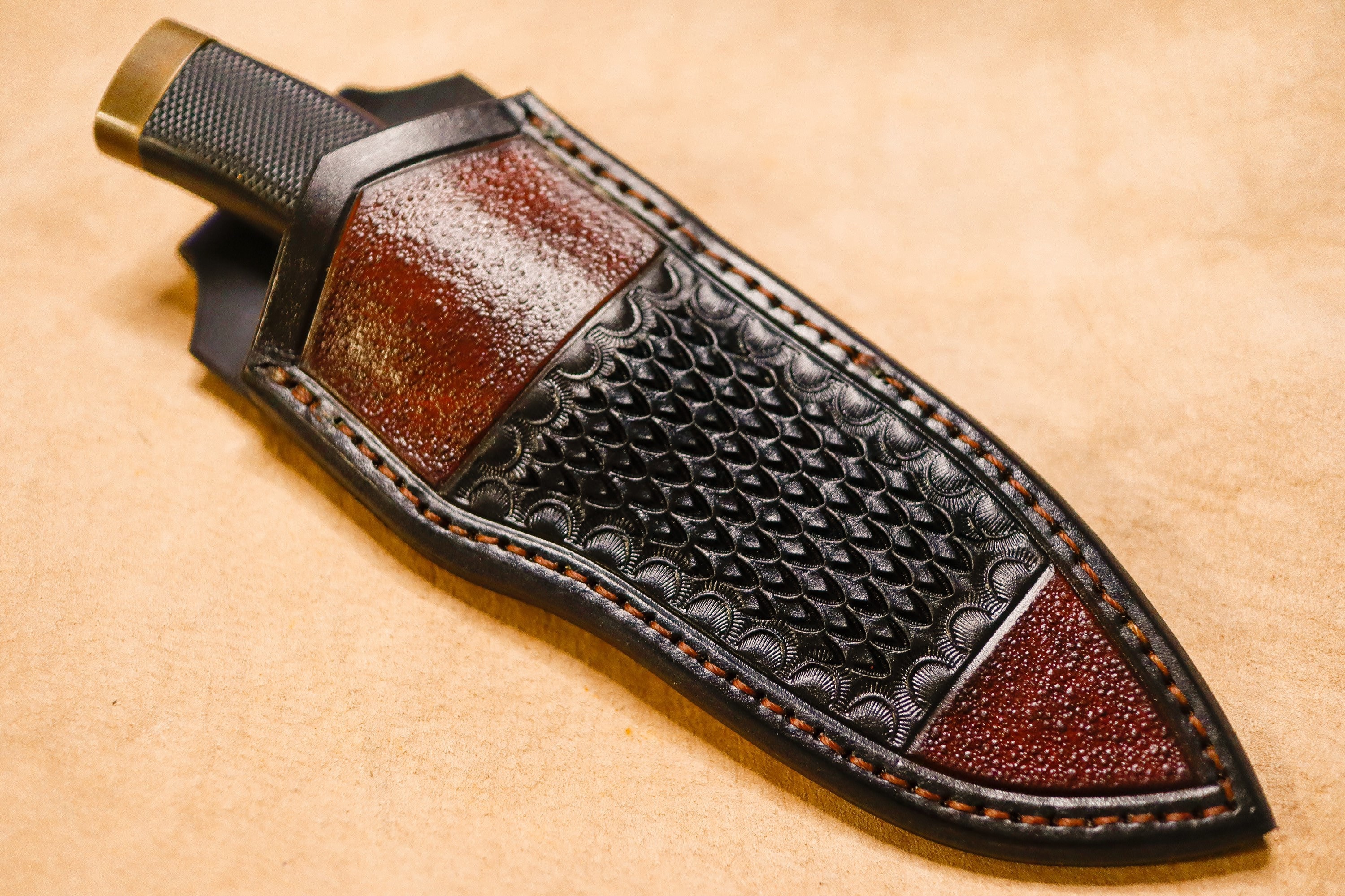 Custom Leather Sheath for Buck Vanguard, Buck Zipper - Etsy