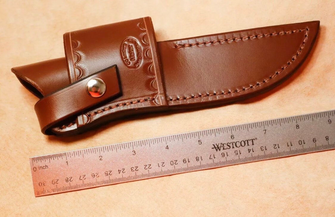 Custom Leather Crossdraw Sheath for Buck 120 - Etsy