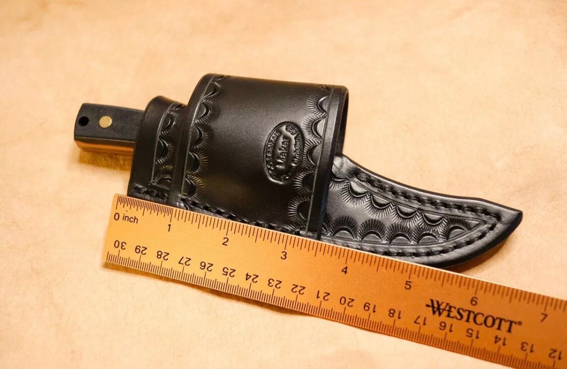 Custom Leather Crossdraw Sheath for Schrade Sharpfinger 152OT - Etsy