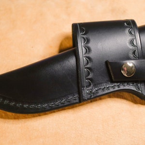 Custom Leather Crossdraw Sheath for Buck 124 - Etsy