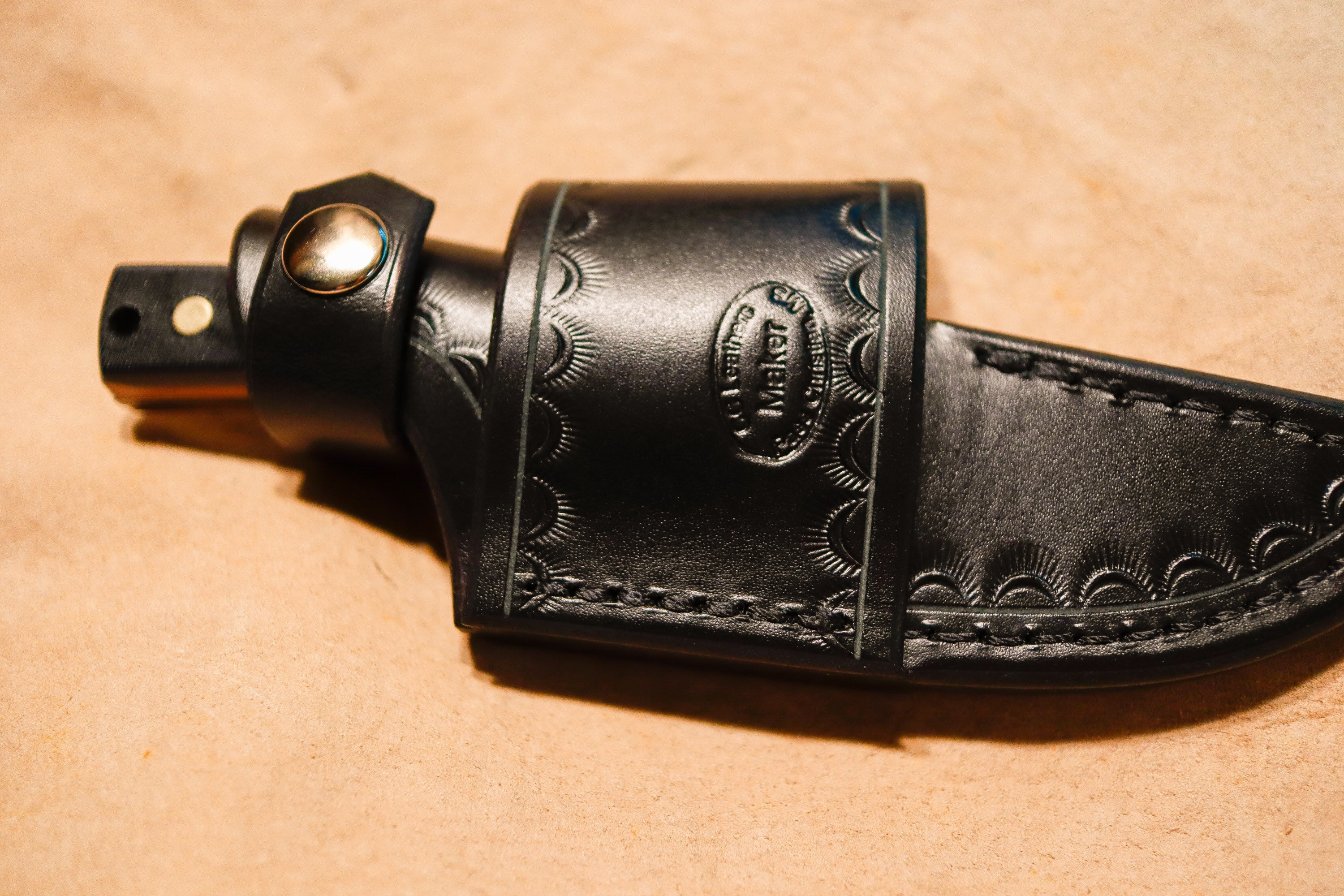 Custom Leather Crossdraw Sheath for Schrade Sharpfinger 152OT - Etsy