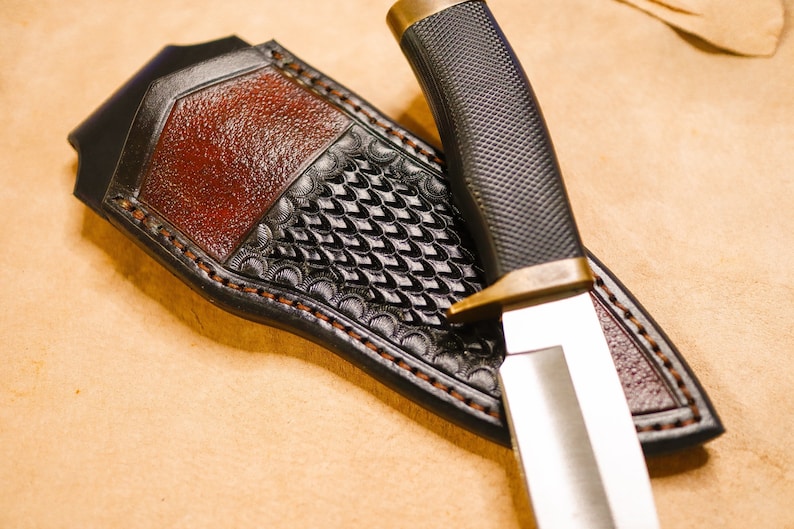 Custom Leather Sheath for Buck Vanguard, Buck Zipper - Etsy