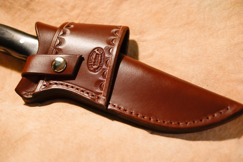 Custom Leather Crossdraw Sheath for Buck 124 - Etsy