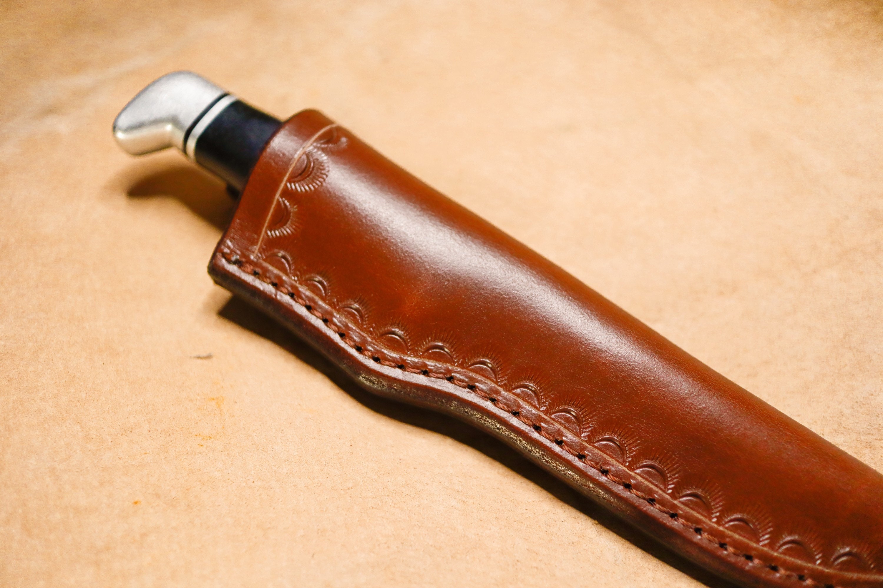 Custom Leather Sheath for Buck 105, Sog Seal Pup, Golden Spike - Etsy