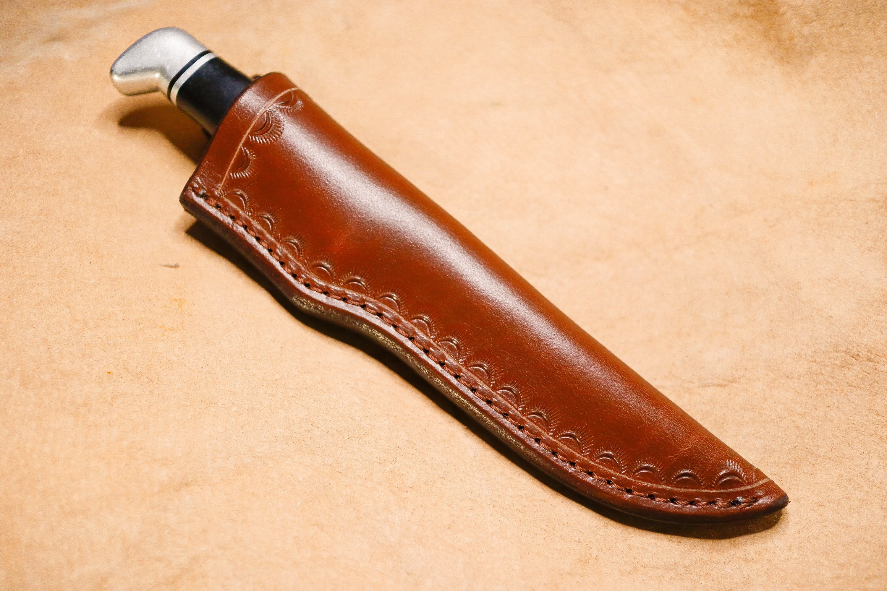 Custom Leather Sheath for Buck 105, Sog Seal Pup, Golden Spike - Etsy