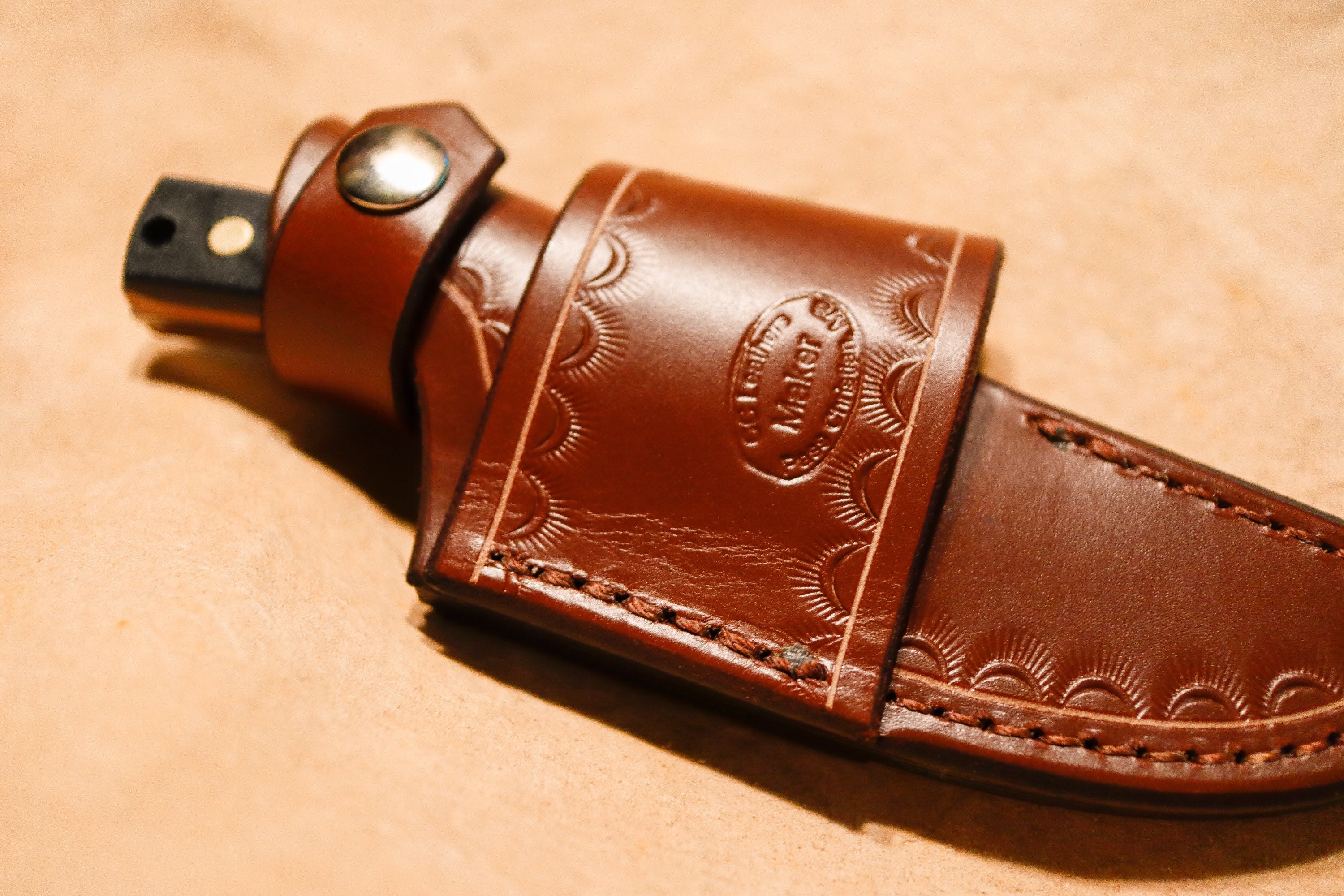 Custom Leather Crossdraw Sheath for Schrade Sharpfinger 152OT - Etsy