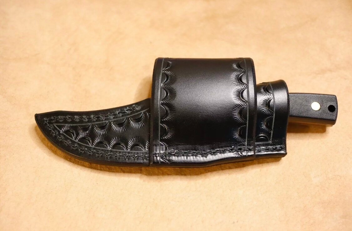 Custom Leather Crossdraw Sheath for Schrade Sharpfinger 152OT - Etsy