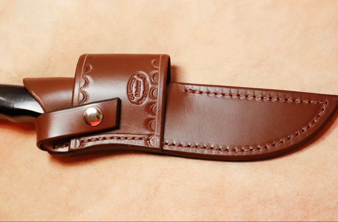 Custom Leather Crossdraw Sheath for Buck 120 - Etsy