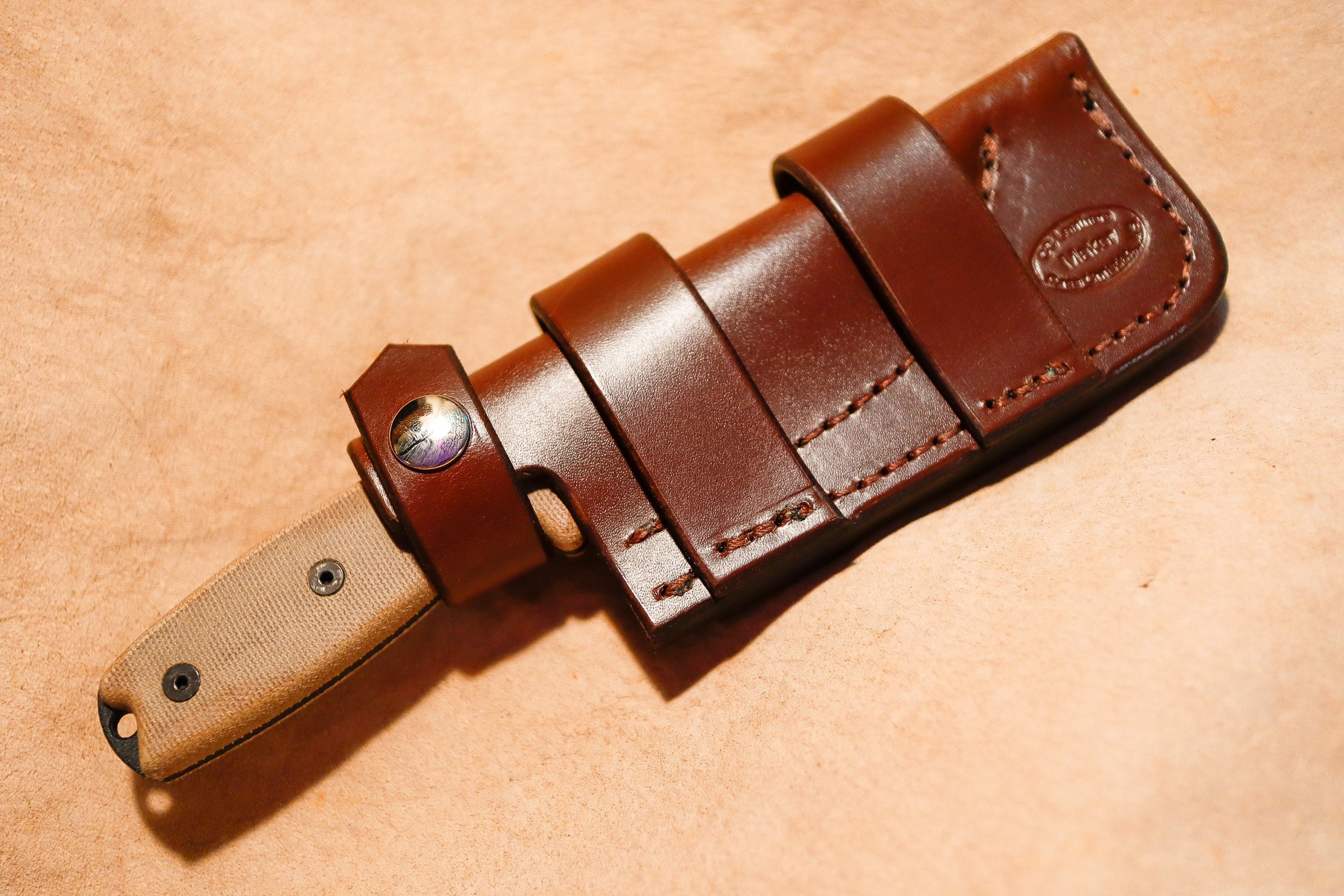 Custom Leather Crossdraw Sheath for Ontario RAT 3, ESEE 4 - Etsy