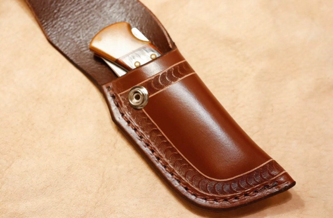 Custom Leather Sheath for Buck 110 - Etsy