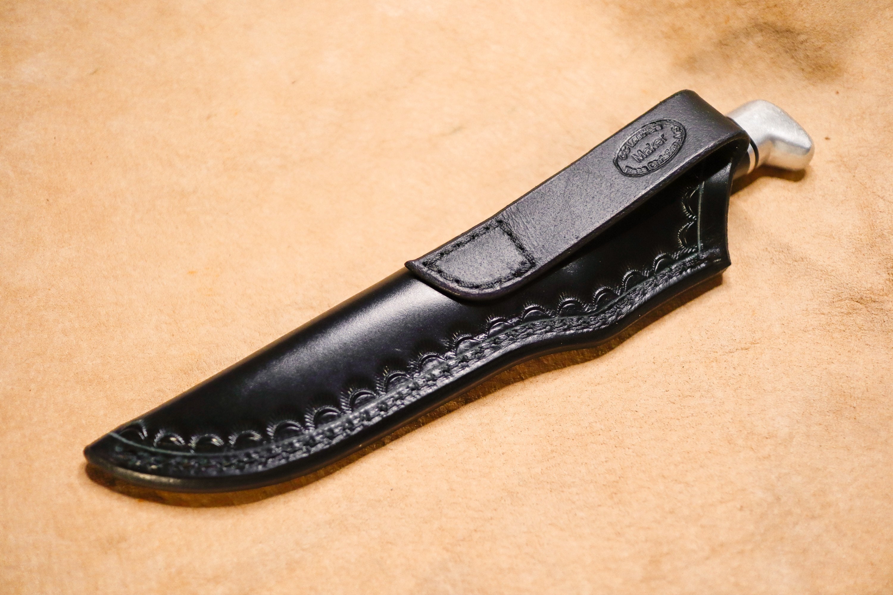 Custom Leather Sheath for Buck 105, Sog Seal Pup, Golden Spike - Etsy
